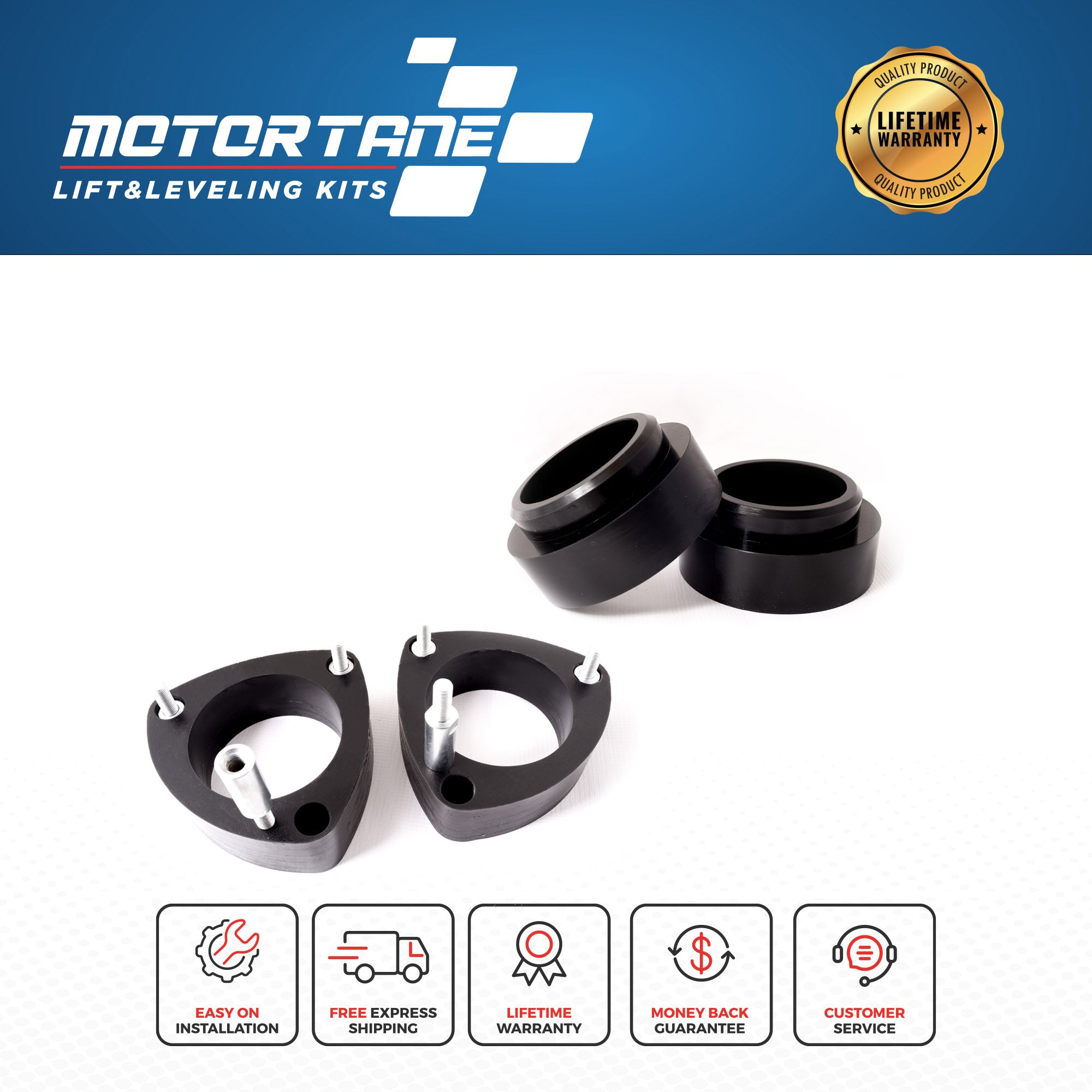 Lift Kit for HONDA HR-V I 1998-2005 Front & Rear Easy Mounting – Motortane