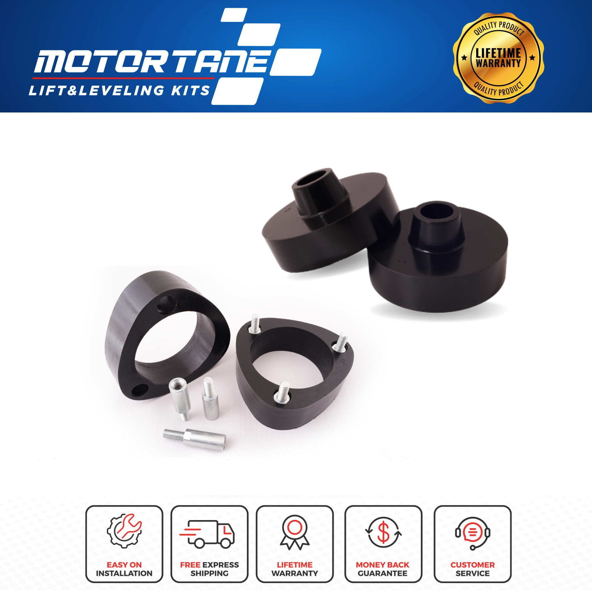 Lift Kit for DAIHATSU CHARADE IV 1993-2000 Front & Rear Easy Mounting ...