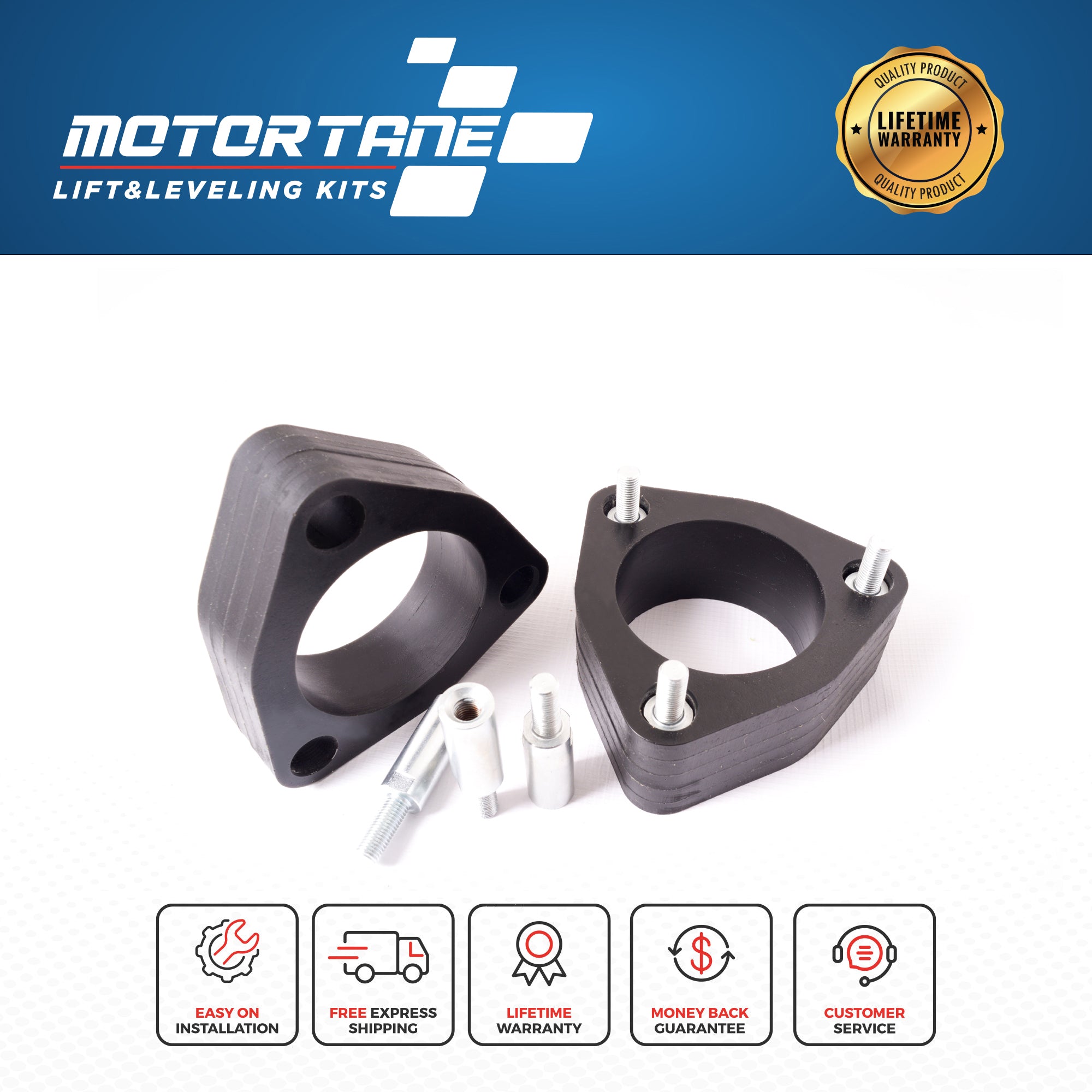 Lift Kit for CHRYSLER PACIFICA RU 2016-2026 Front Easy Mounting – Motortane