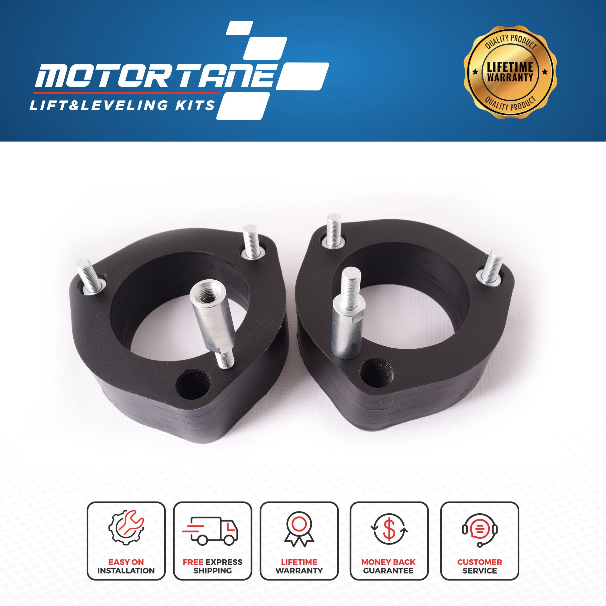 Lift Kit for TOYOTA SIENNA XL30 2010-2020 Front Easy Mounting – Motortane