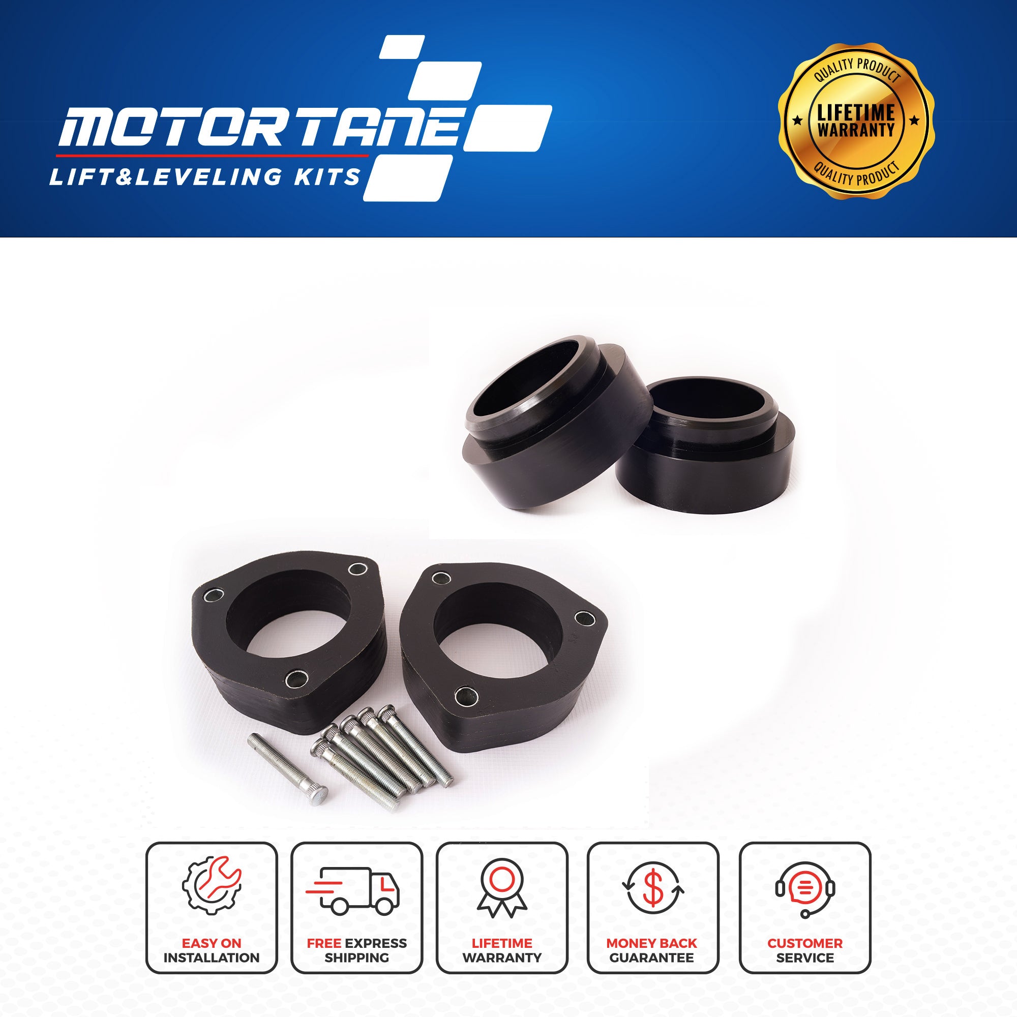 Lift Kit for LEXUS RX450h AL20 2015-2022 Front & Rear – Motortane