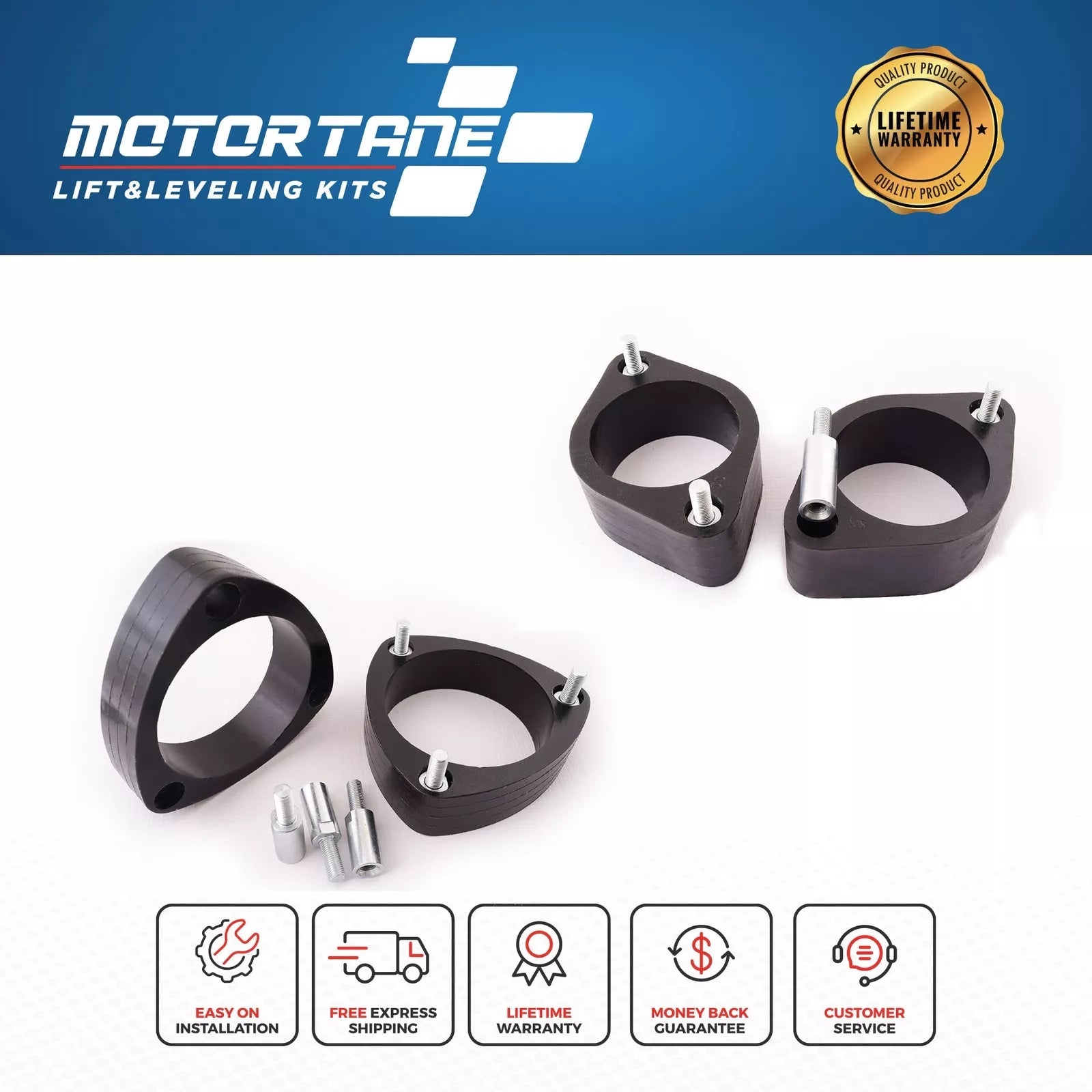 Lift Kit for SUBARU IMPREZA WRX STI IV 2014-2019 Front & Rear Easy Mou ...